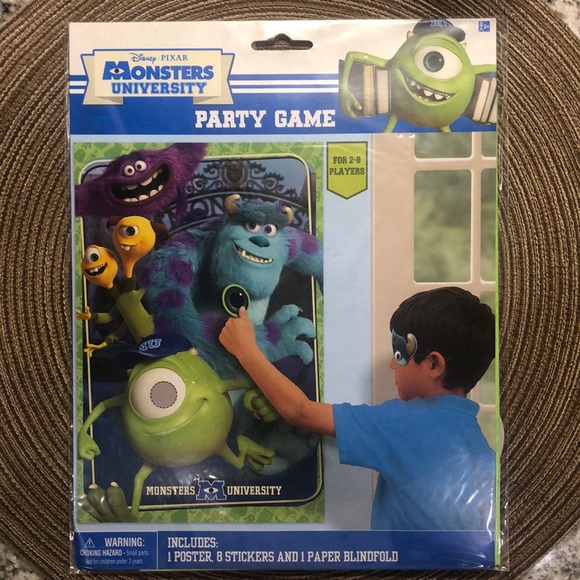 Disney | Party Supplies | Monsters University Party Game | Poshmark